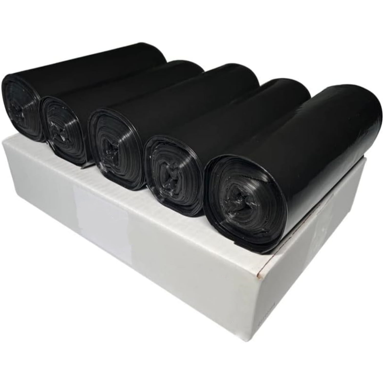 45 Gallon Garbage Trash Bag 40X46" 1.5 Mil Black 100 Count Can Liner ...