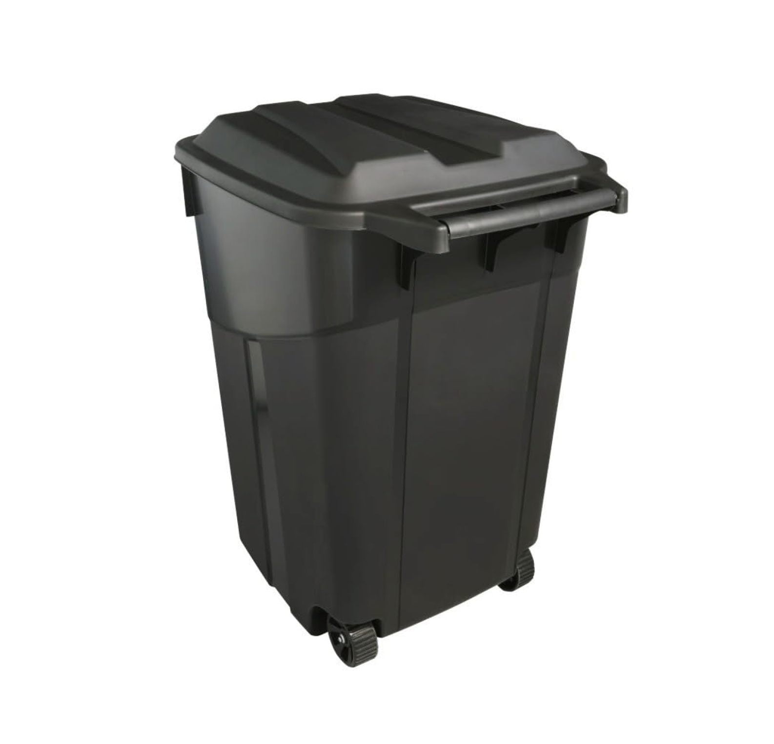 45 Gallon Heavy Duty Plastic Garbage Cans Trash Cans Rubbish Bin with ...