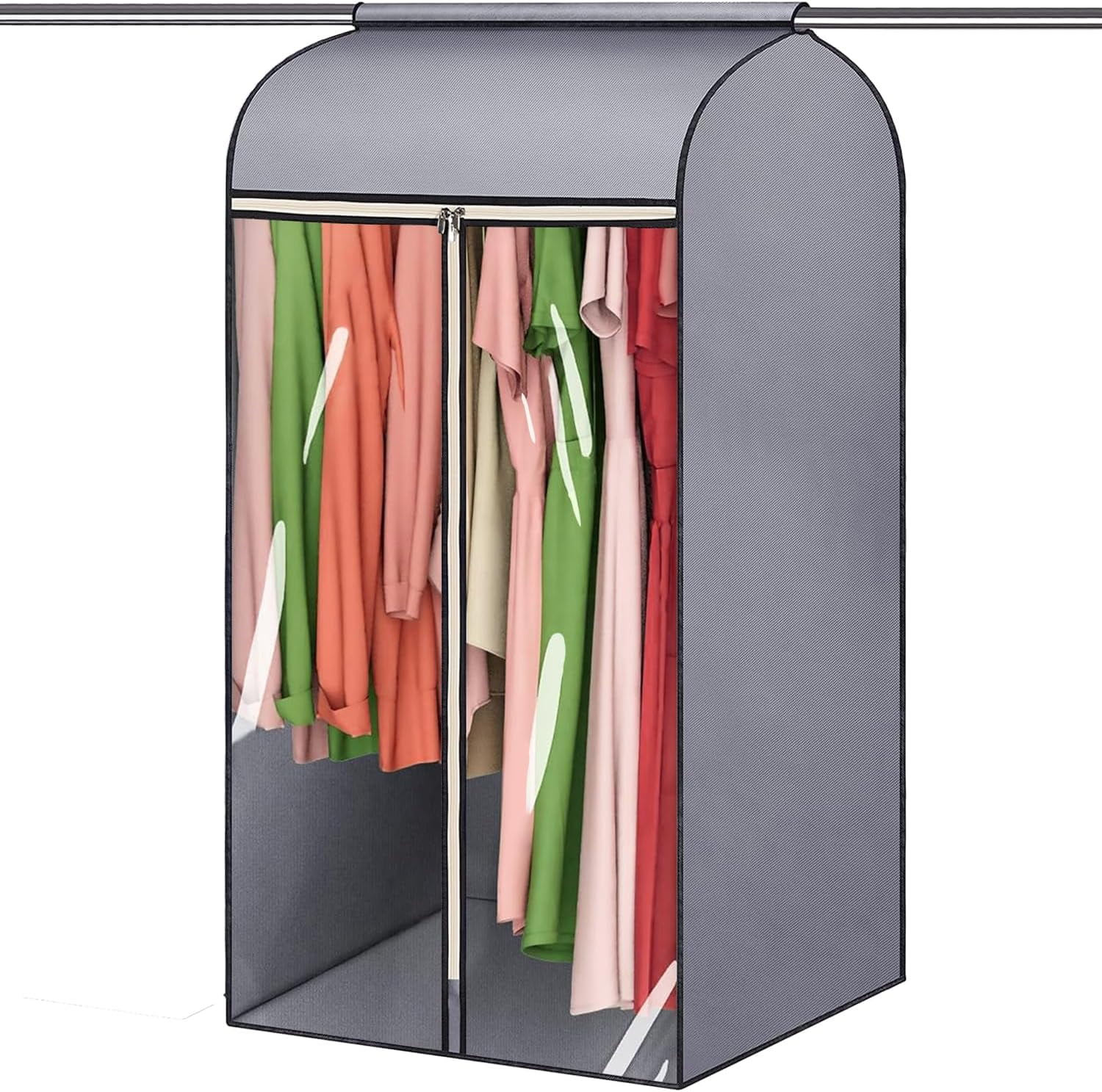 45'' Hanging Garment Bags for Closet Storage Sealed Completely Jackets ...