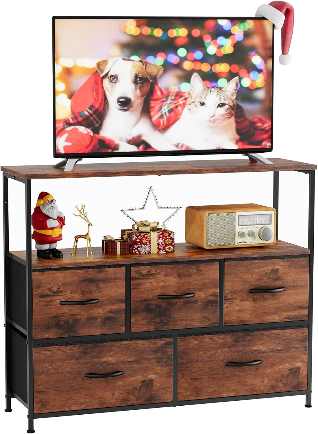 45-Inch Media Console with Storage – Versatile TV Stand for Bedrooms ...