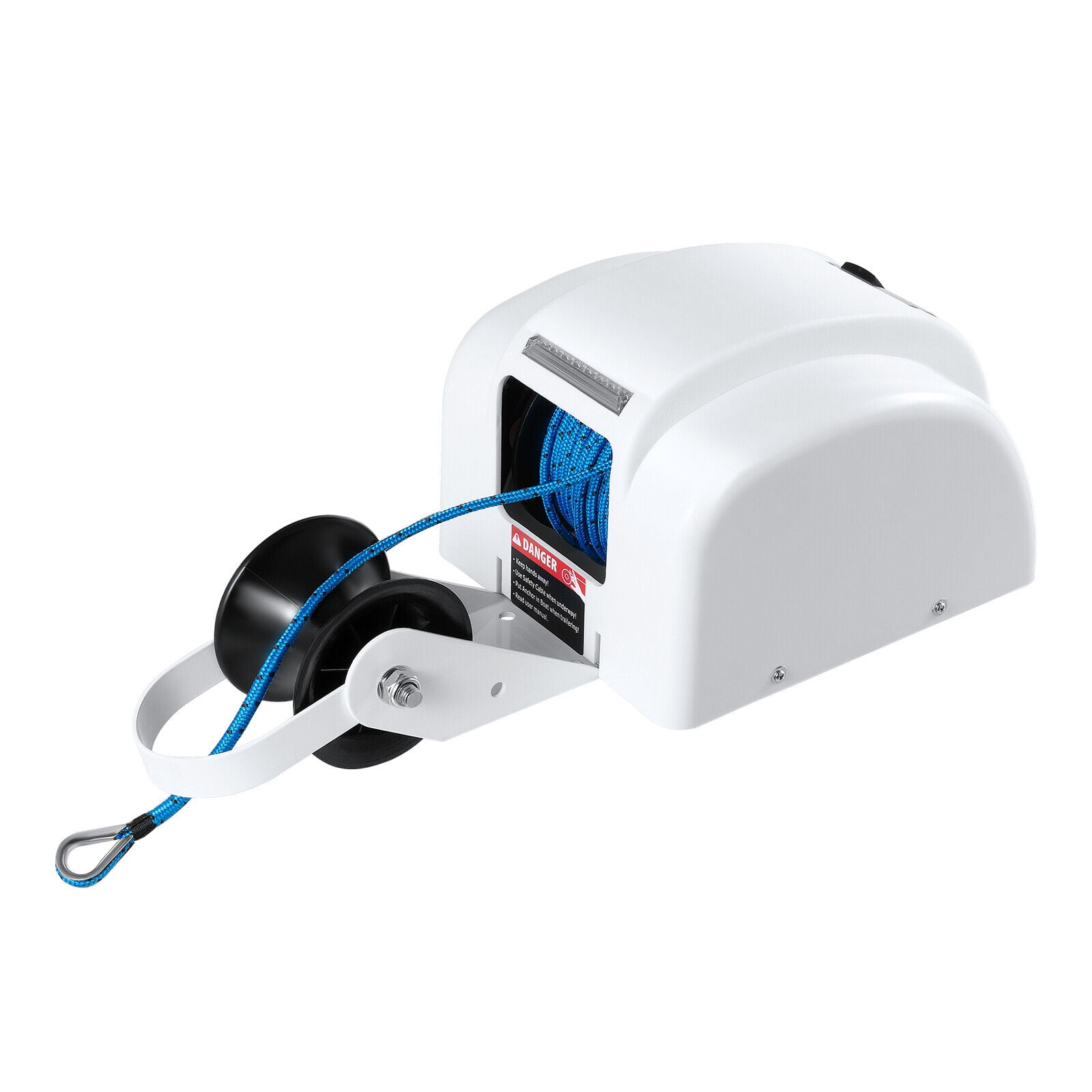 45 LBS Electric Boat Winch with Wireless Remote, Saltwater Boat ...