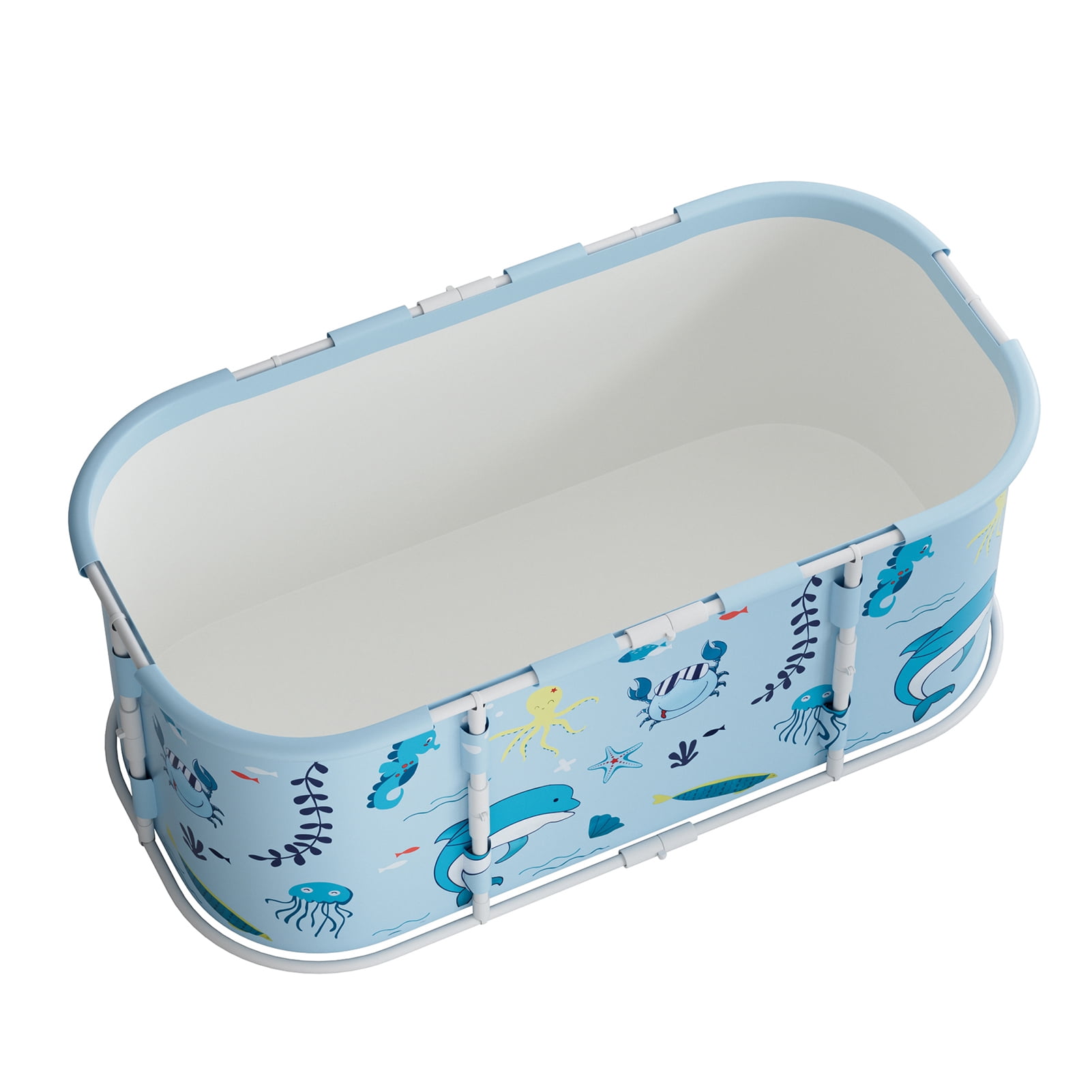 45" Large Foldable Bathtub | Extra Large Collapsible Bathtub with ...
