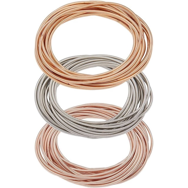 45 Loops Guitar String Bracelets Screw Openable Memory Wire Thin String ...