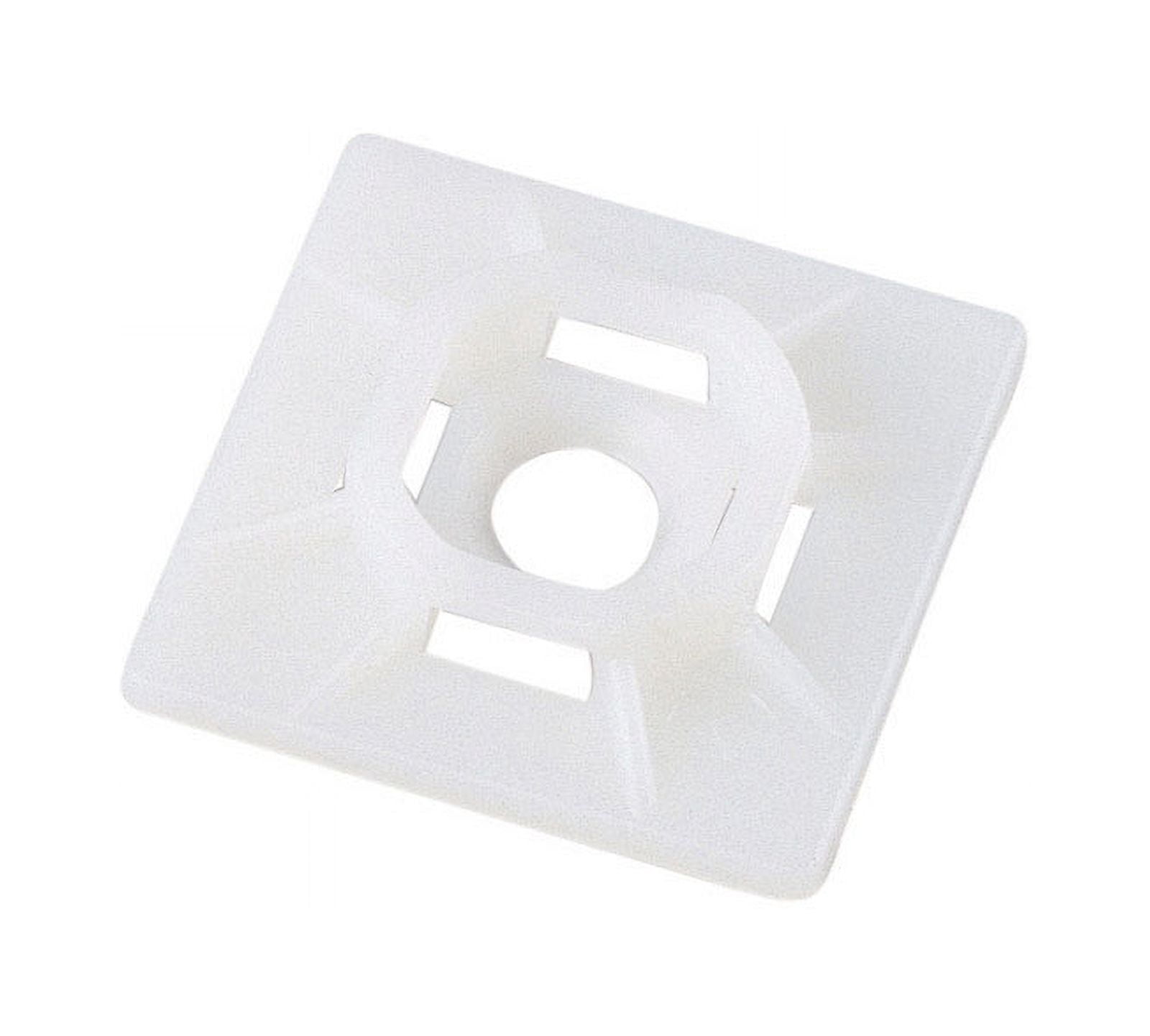 45-MB Cable Tie Mounting Base, White, 5-Pk. - Quantity 1 - Walmart ...