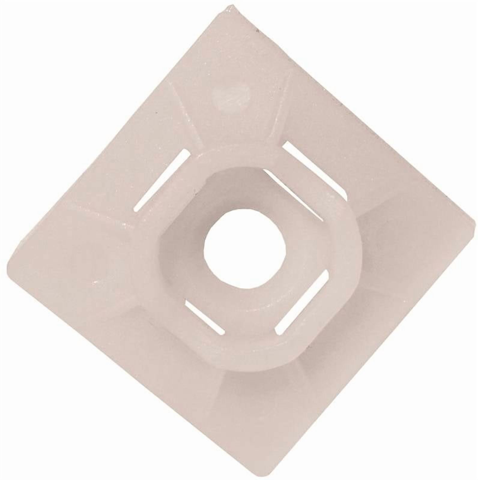 Gardner Bender 45-MB Cable Tie Mounting Base, White, 5-Pk. - Walmart ...