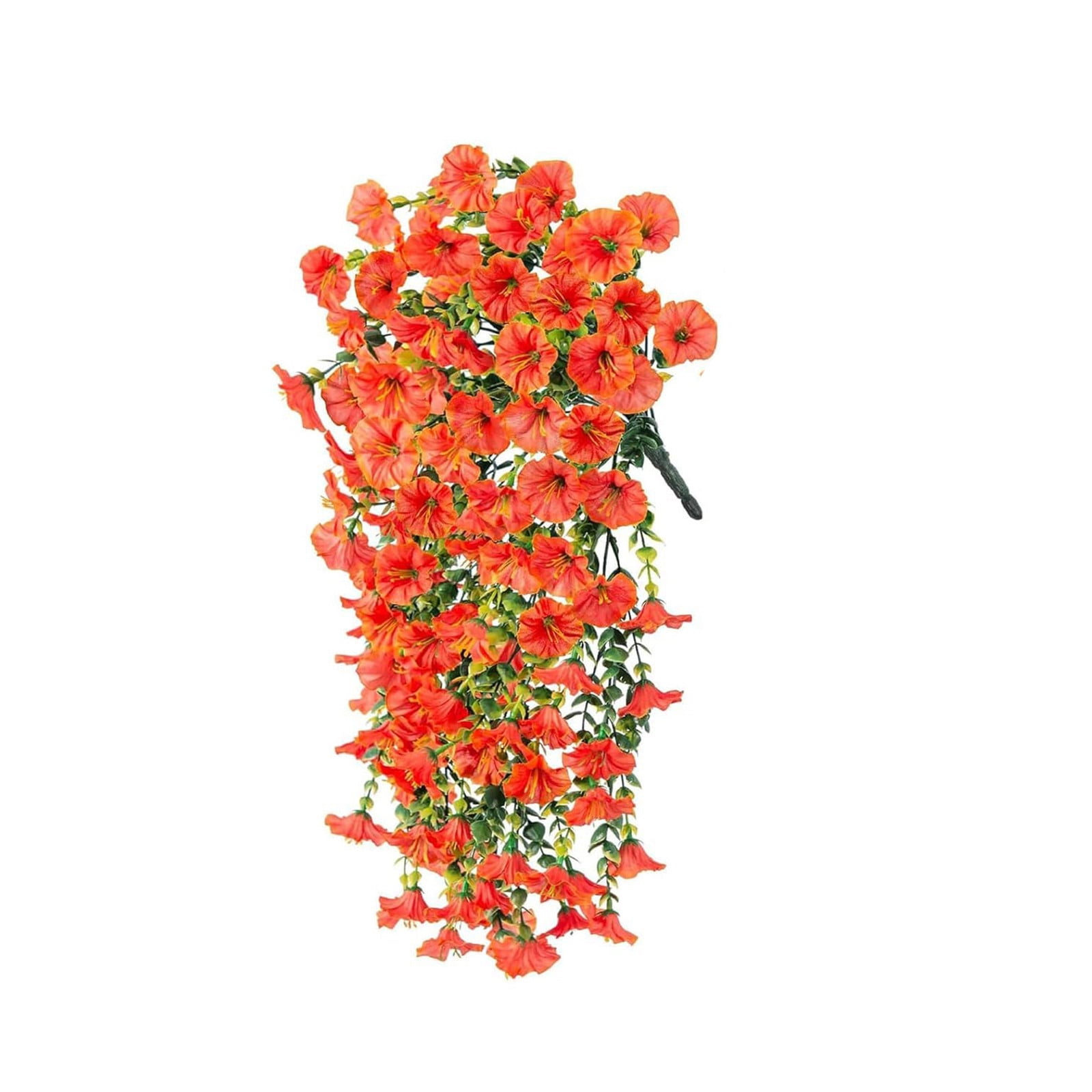 45-Mesh Wall-Mounted Artificial Silk Flower Vine, Realistic Fake Rattan ...