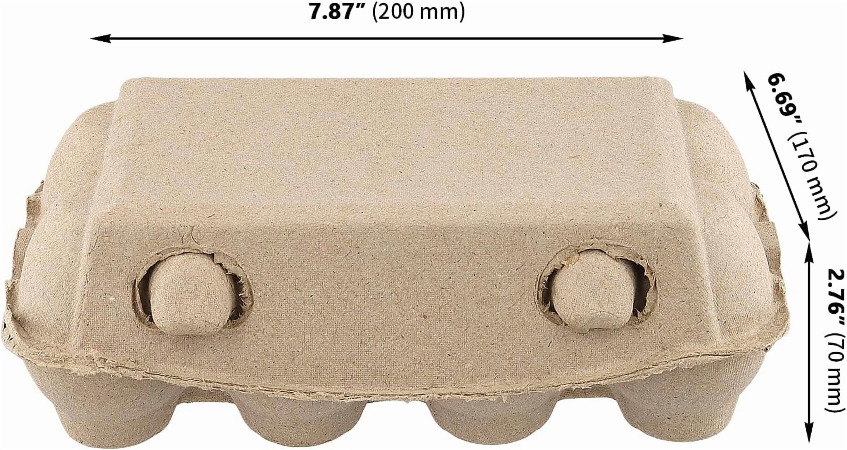 45 PCS 8 Count Egg Cartons Bulk, Paper Pulp Egg Trays with Lid for ...