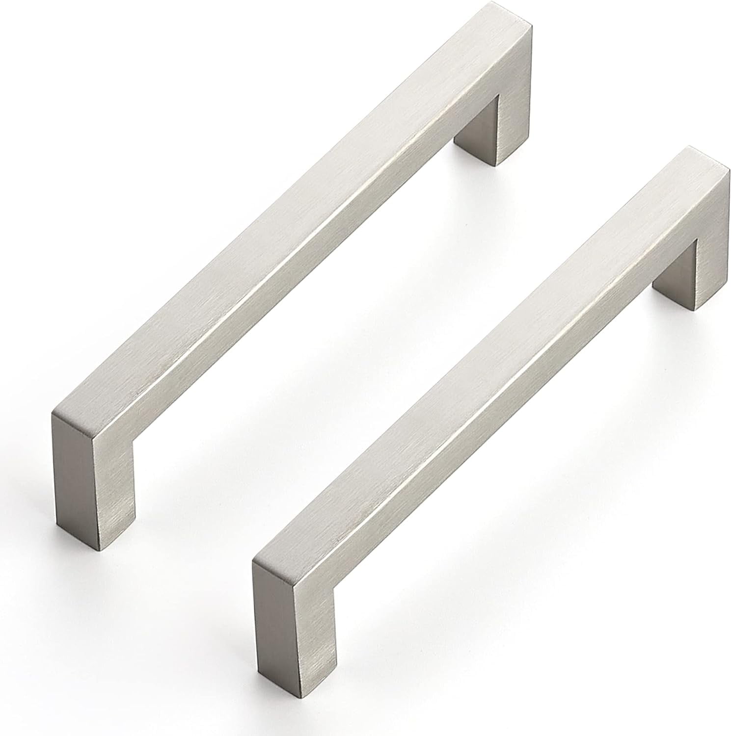 45 Pack 5 Inch Kitchen Square Cabinet Handles Matte Black Drawer Pulls ...