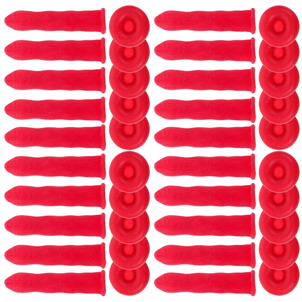 45 Pcs Caulk Glass Plastic Mouth Cover Tube Protective Caps - Walmart.com