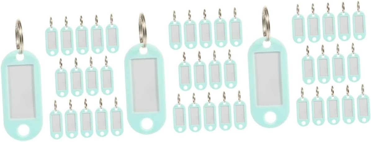 45 Pcs Key Tag Blank Keychain Blank Keychains The Office Keychain Key ...