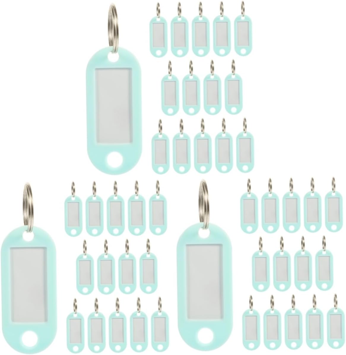 45 Pcs Key Tag Car Parts Keychain Metal Car Keychain Colored Labels Car ...