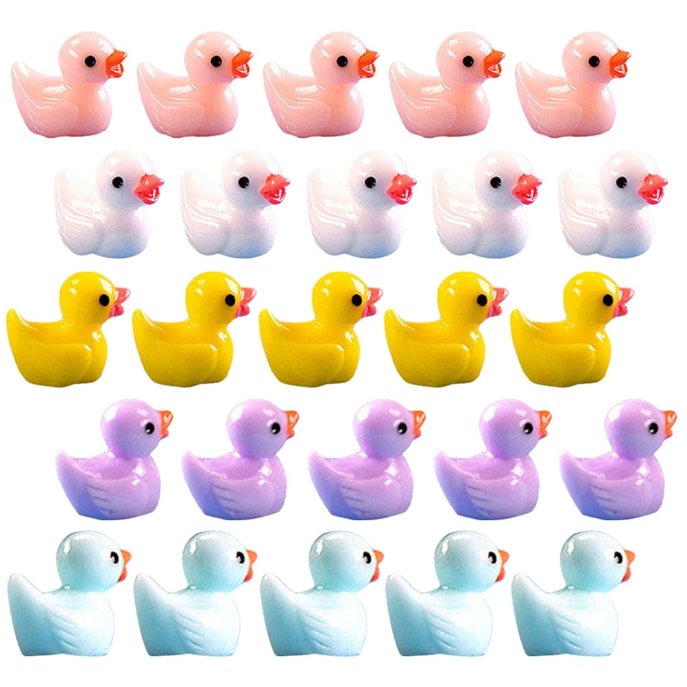 45 Pcs Miniature Resin Micro Landscape Decor Ducks Toys Plush - Walmart.com