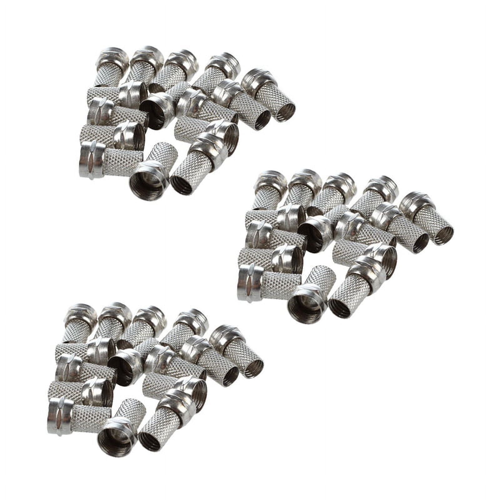 45 Pcs RG6 F-Type Twist-on Coax Coaxial Cable RF Connector Male for ...