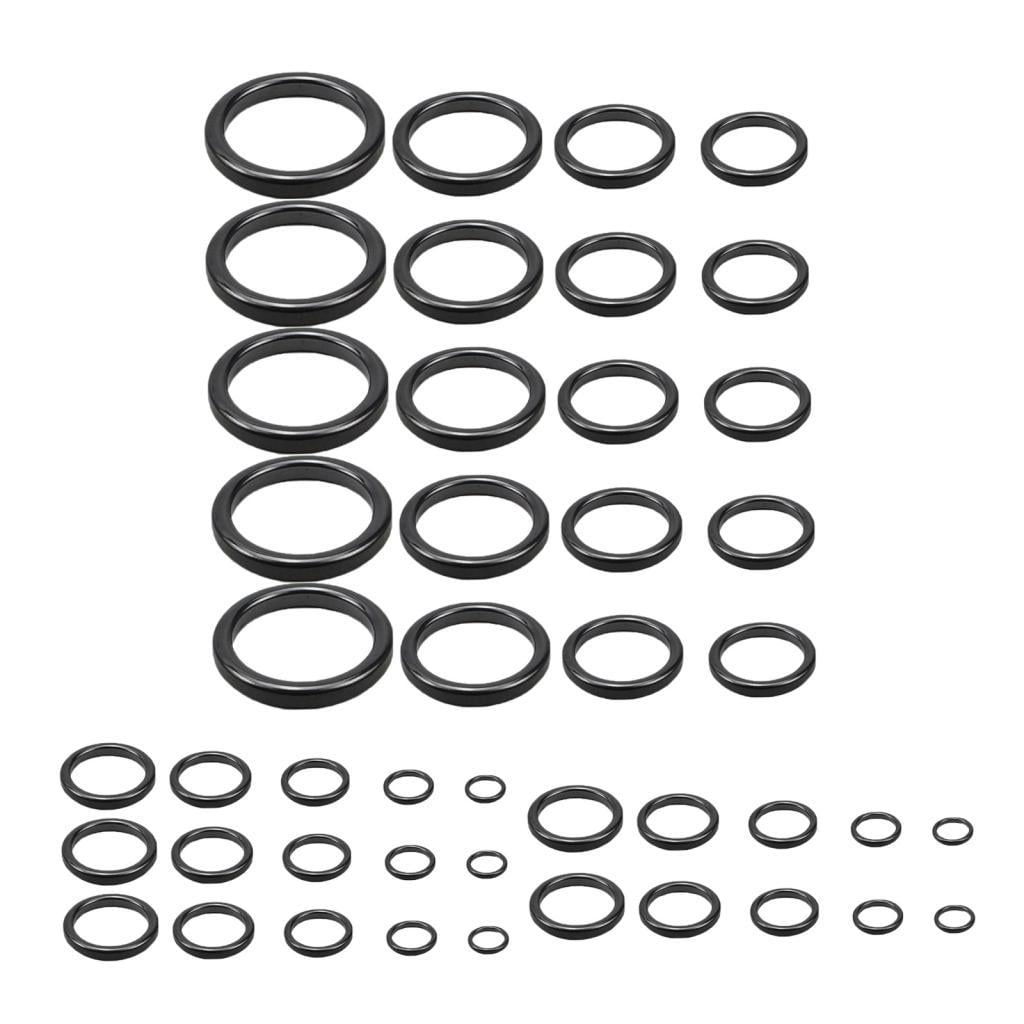 45 Pieces Fishing Pole Guides Eyelet Repair Replacement Kit Friction ...