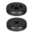 45 Rpm Record Turntable Adapter Large Hole Conversion Sheet Vinyl Black ...