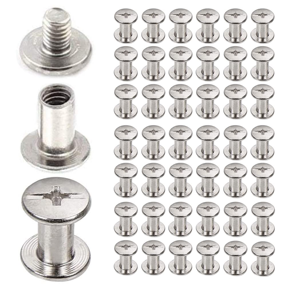 45 Sets Chicago Screws 304 Stainless Steel Screw Post Binding Screw ...