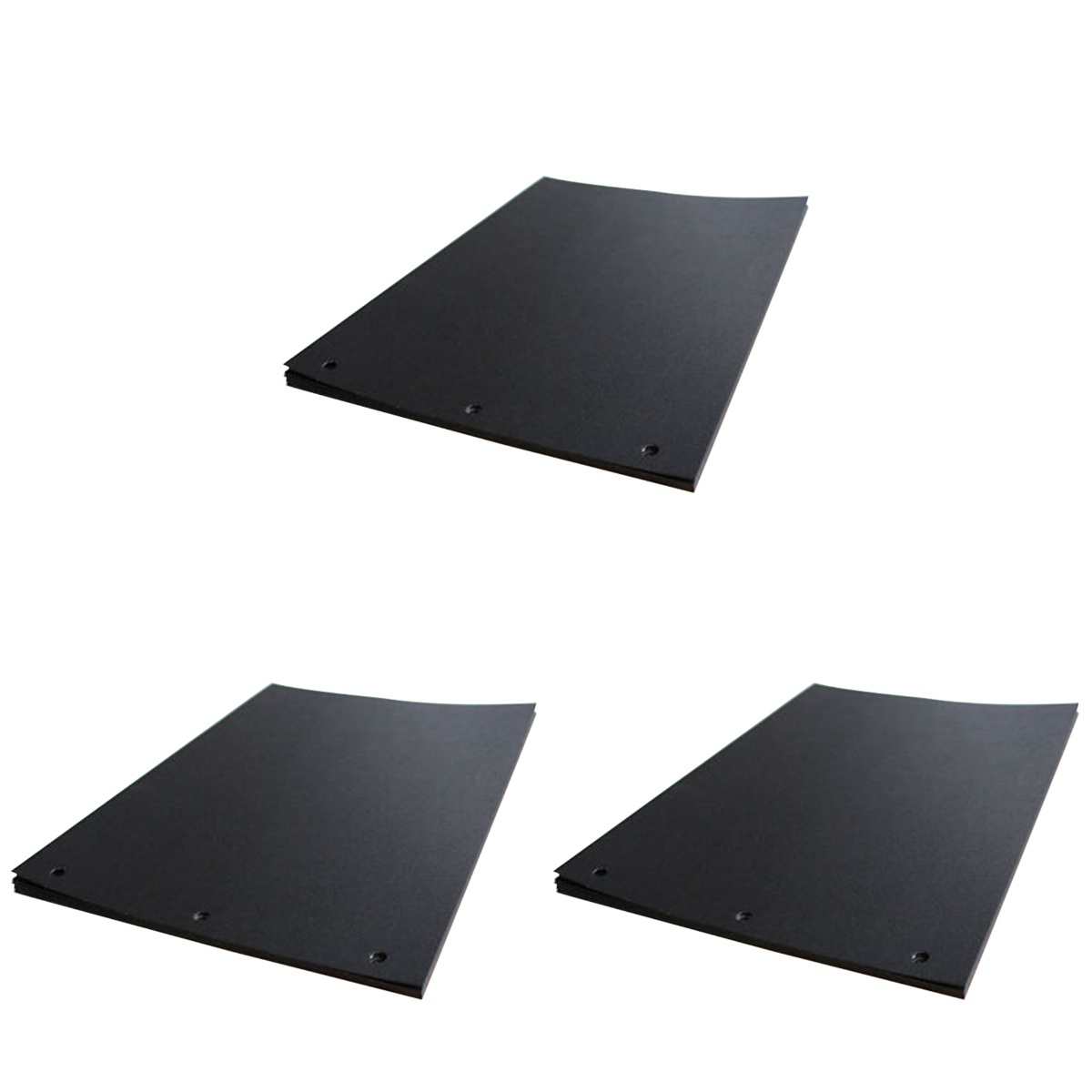 45 Sheets Black Scrapbooking Paper Refill Pages for 10 Inches DIY ...