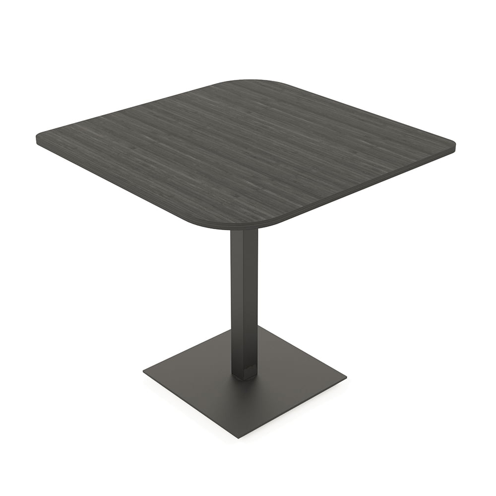 45" Small Dou Bistro Height Table Square Metal Base Bar Table - Walmart.com