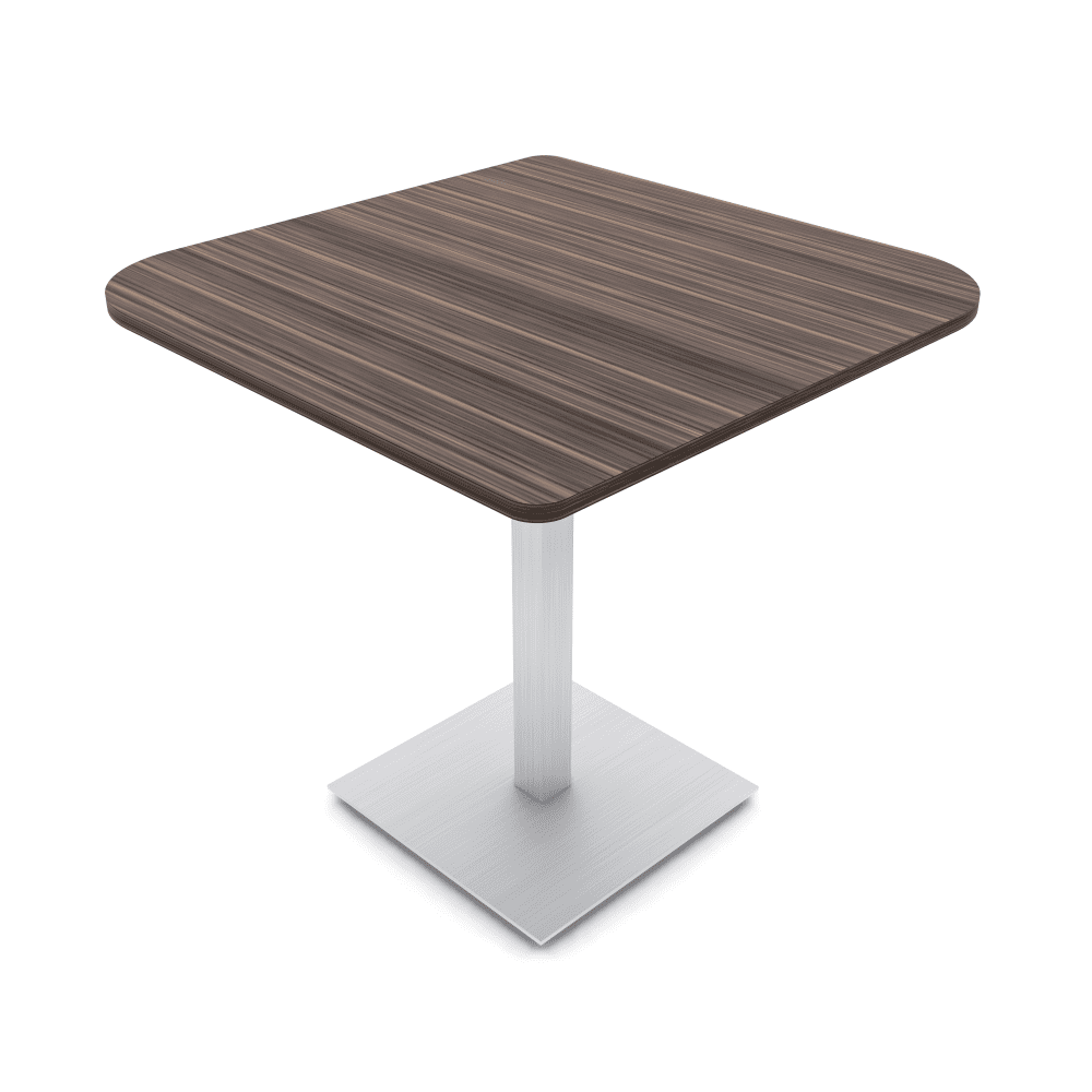 45" Small Dou Bistro Height Table Square Metal Base Bar Table - Walmart.com