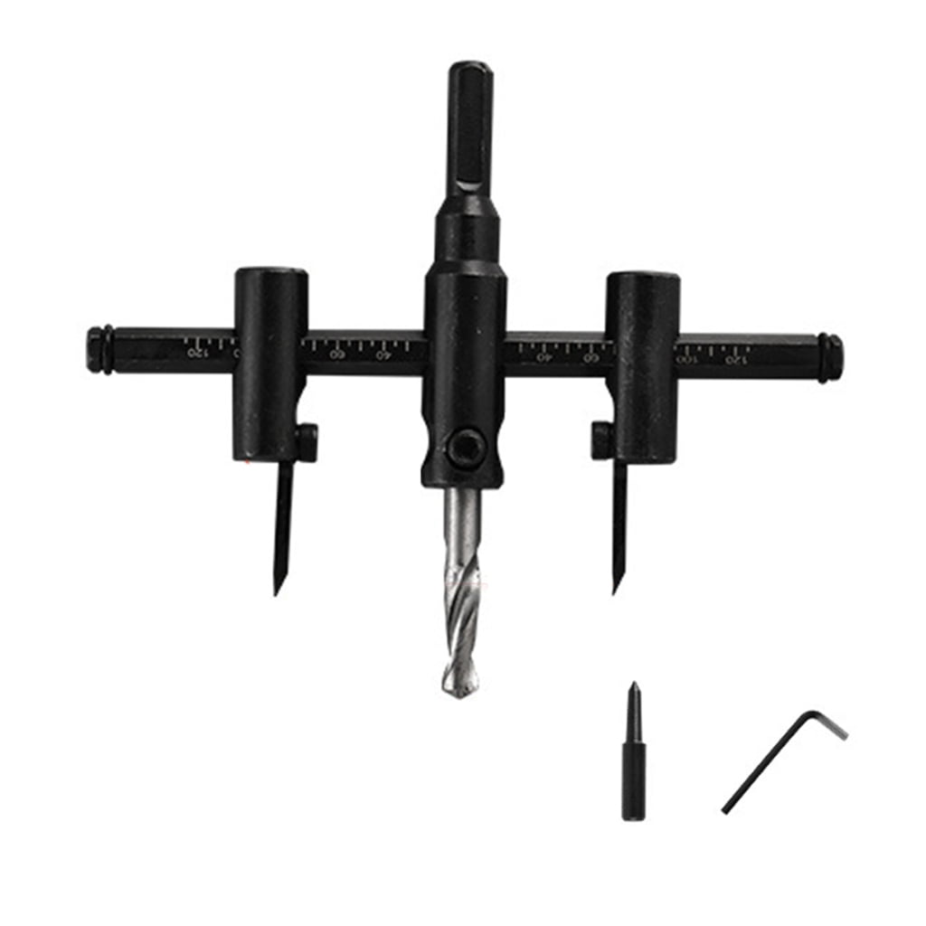 45# Steel Adjustable Circle Cutter Construction Hole Punch Tool 30 to ...