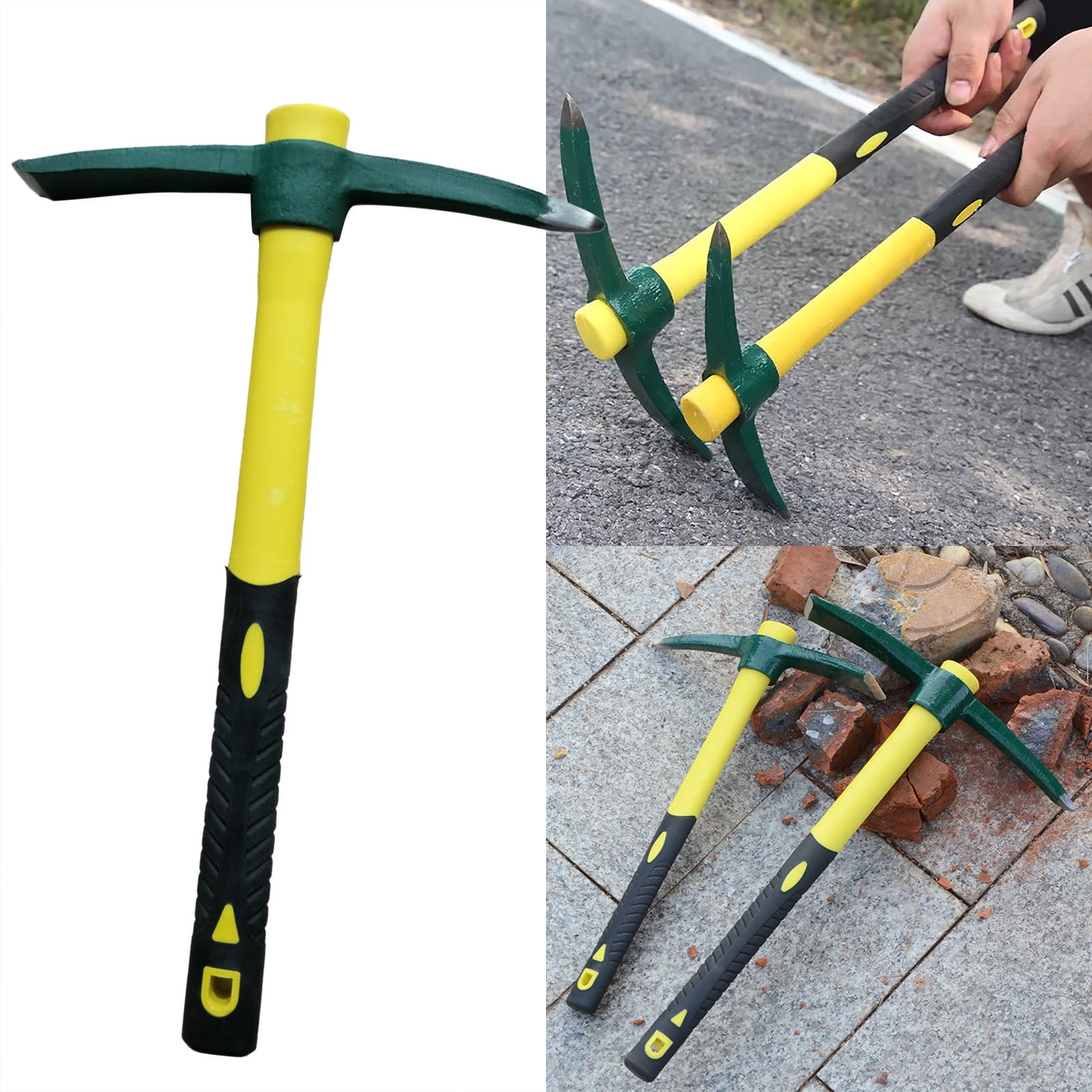 45 Steel Pickaxe, Outdoor Digging Tool for Camping, 45 Steel Pickaxe ...
