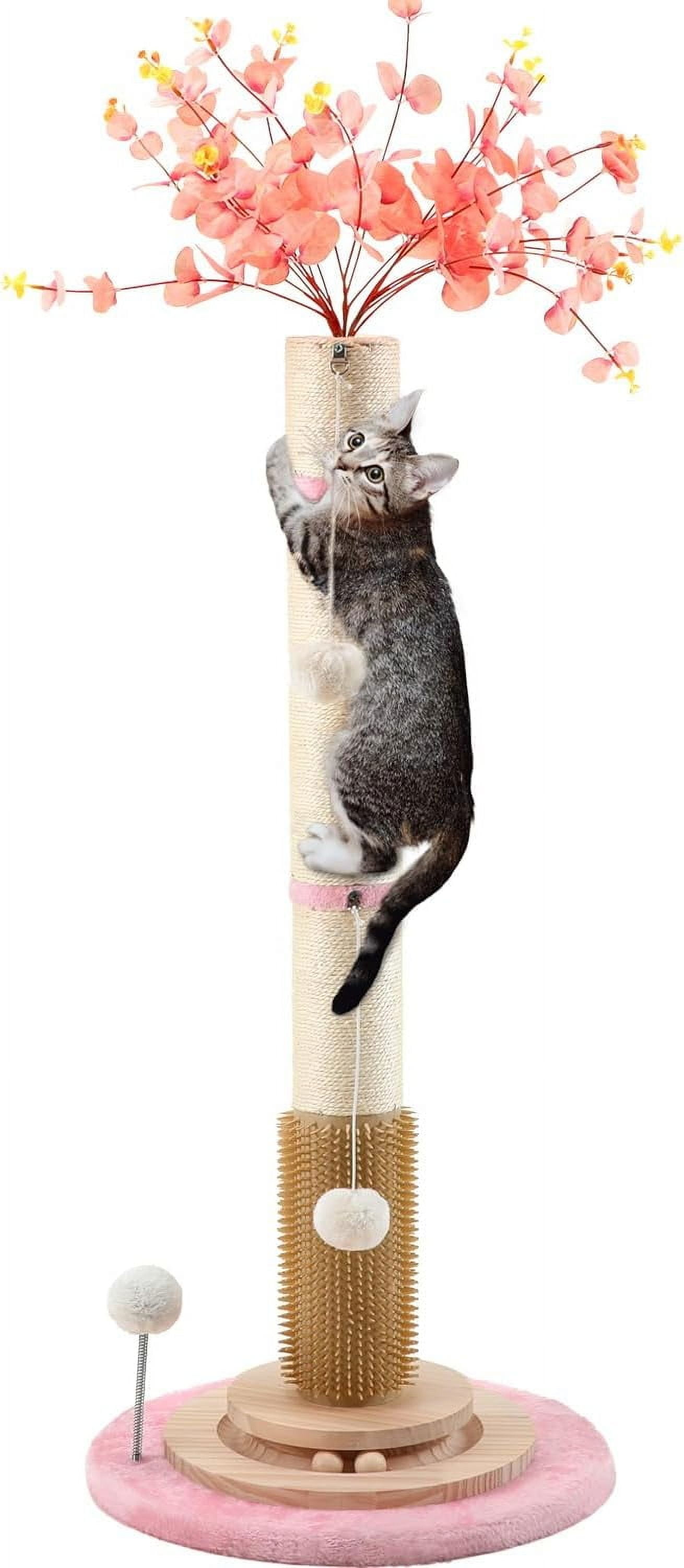45'' Tall Cat Scratching Post,3.5Inch Diameter Sisal Rope Scratching ...
