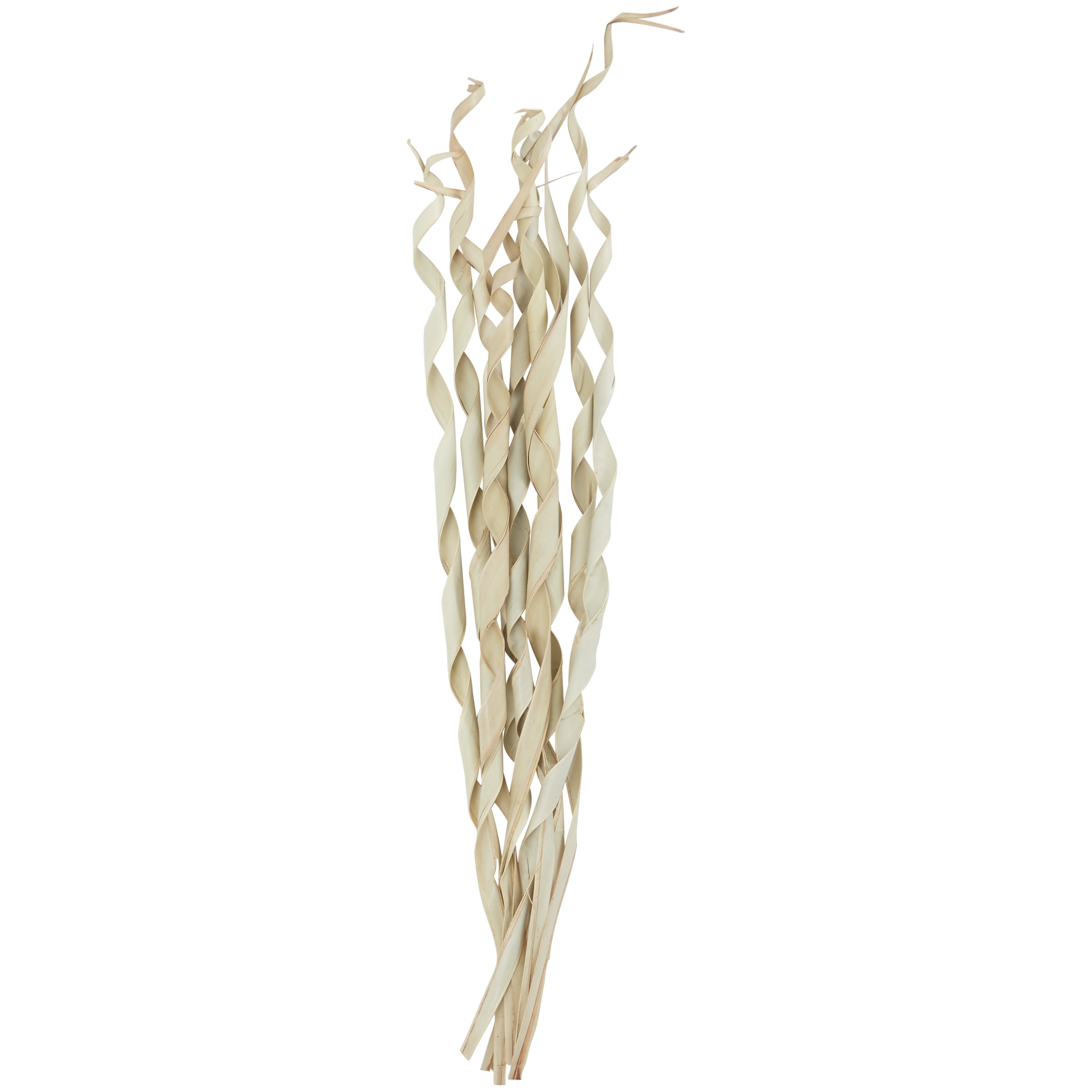 DecMode Tall Rolled Palm Leaf Natural Foliage Bouquet - Decor - Walmart.com