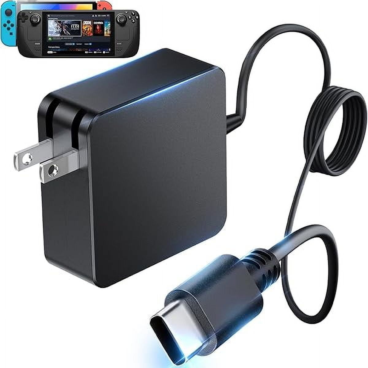45 Watt Charger for Steam Deck, for Nintendo Switch Lite/OLED/Charging ...