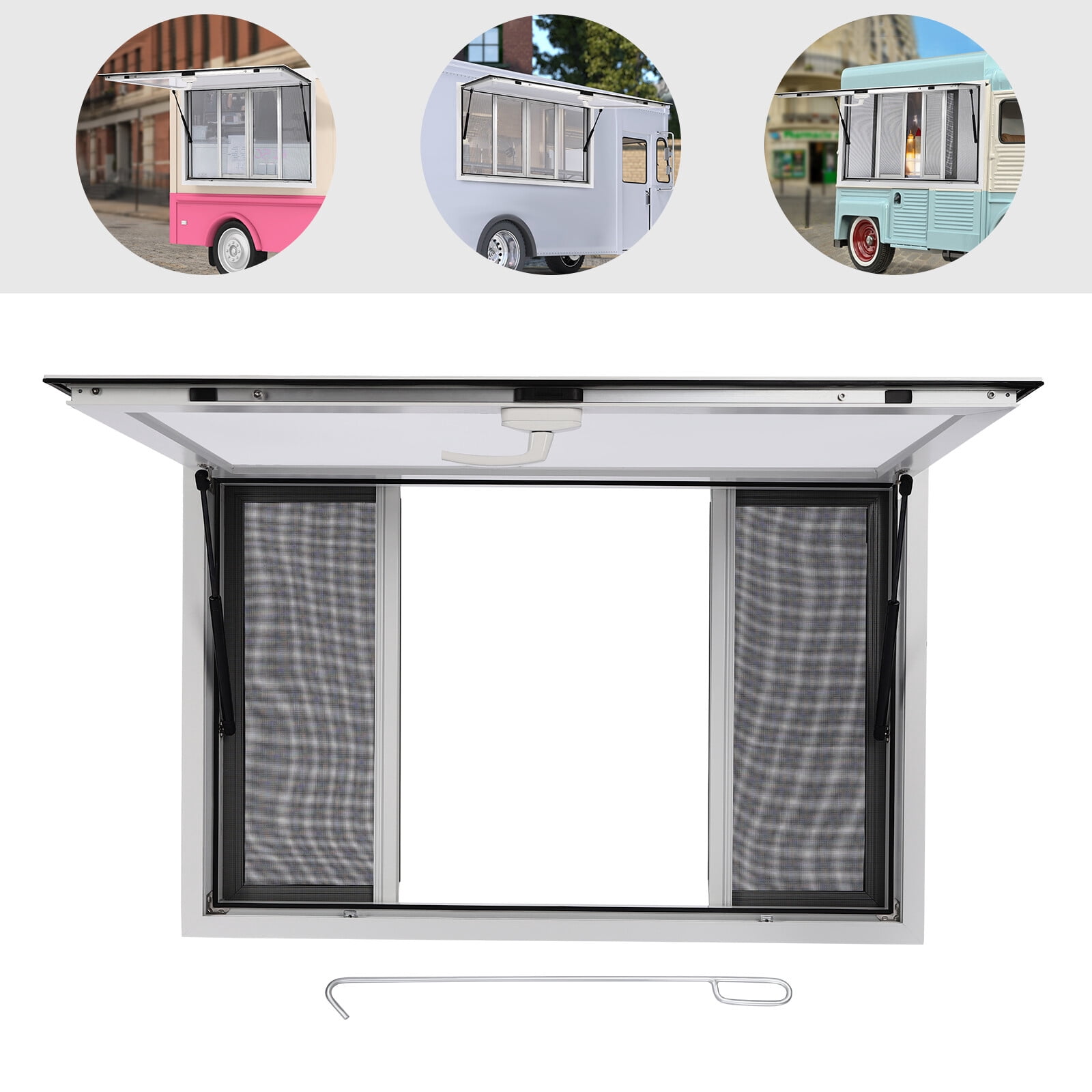 45"X30" Concession Window for Food Truck Service Window Food Truck ...