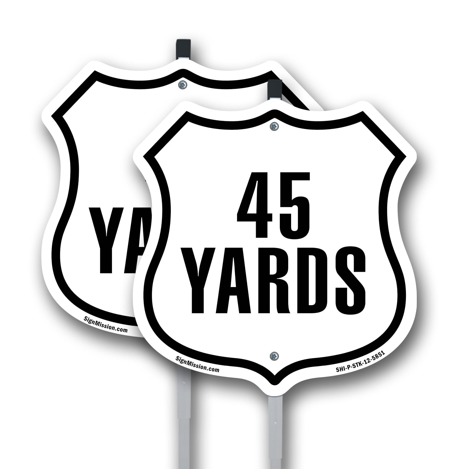 45 Yards Golf Course Running Race 5k Marathon Distance Marker (2 Pack ...
