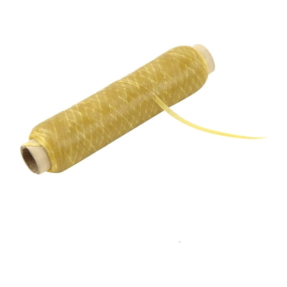 45 Yd Spool Natural Sinew Bead Craft Poly Thread 30lb Artificial Wax ...
