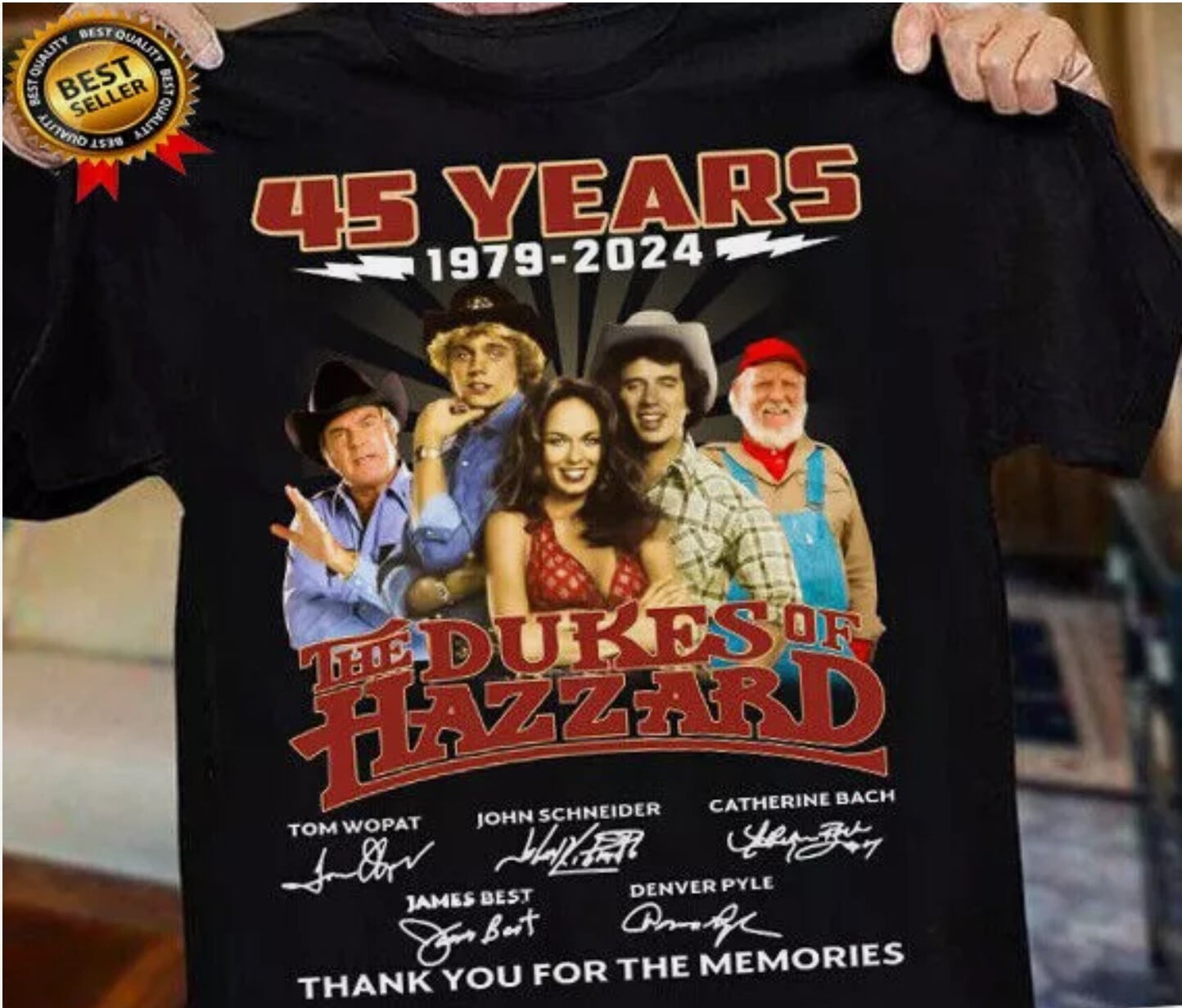 45 Years 1979-2024 The Duke Of Hazzard Thank You For The Memories T ...