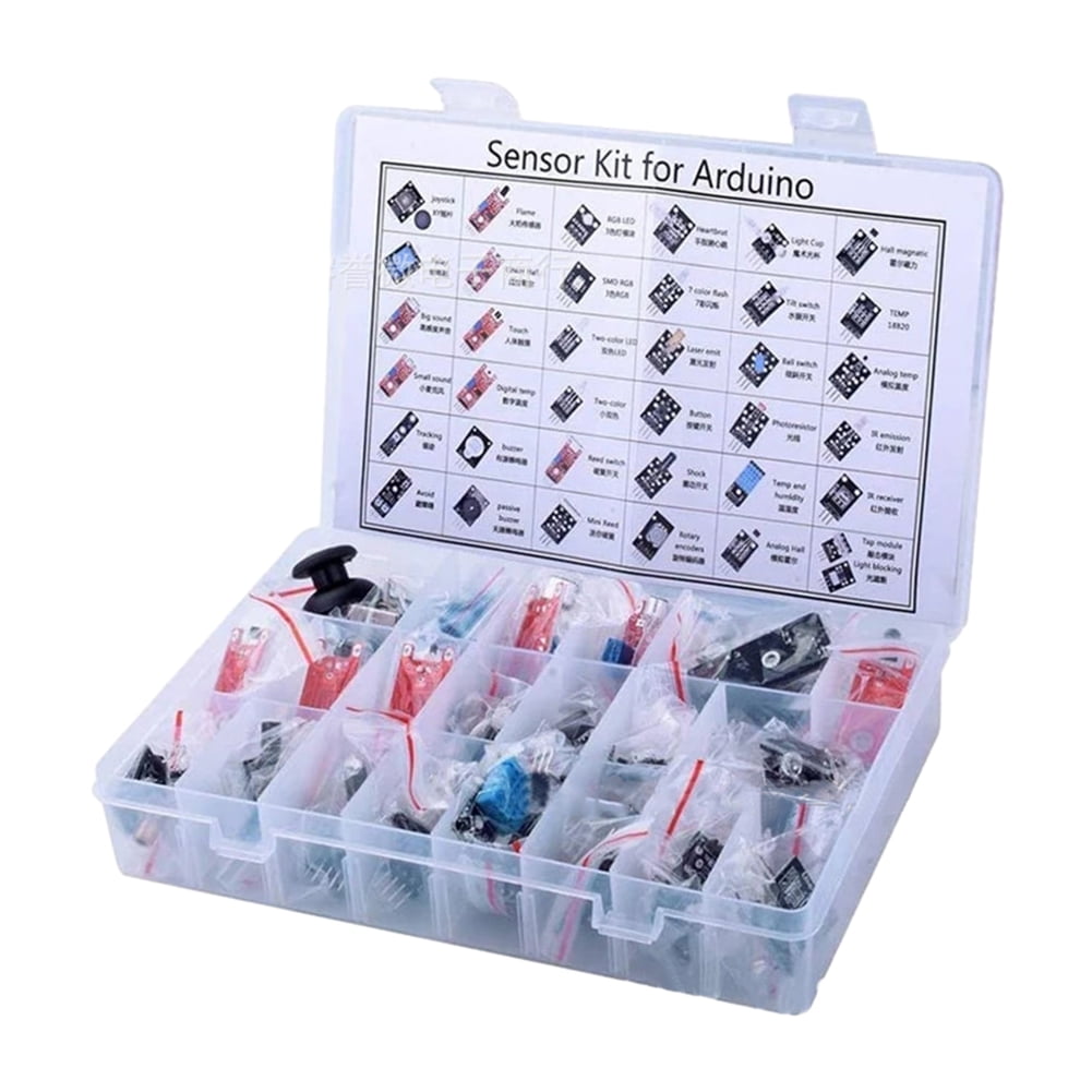 45 in 1 Sensors Modules Starter Kit for Arduino R3 Mega 2560 Nano ...