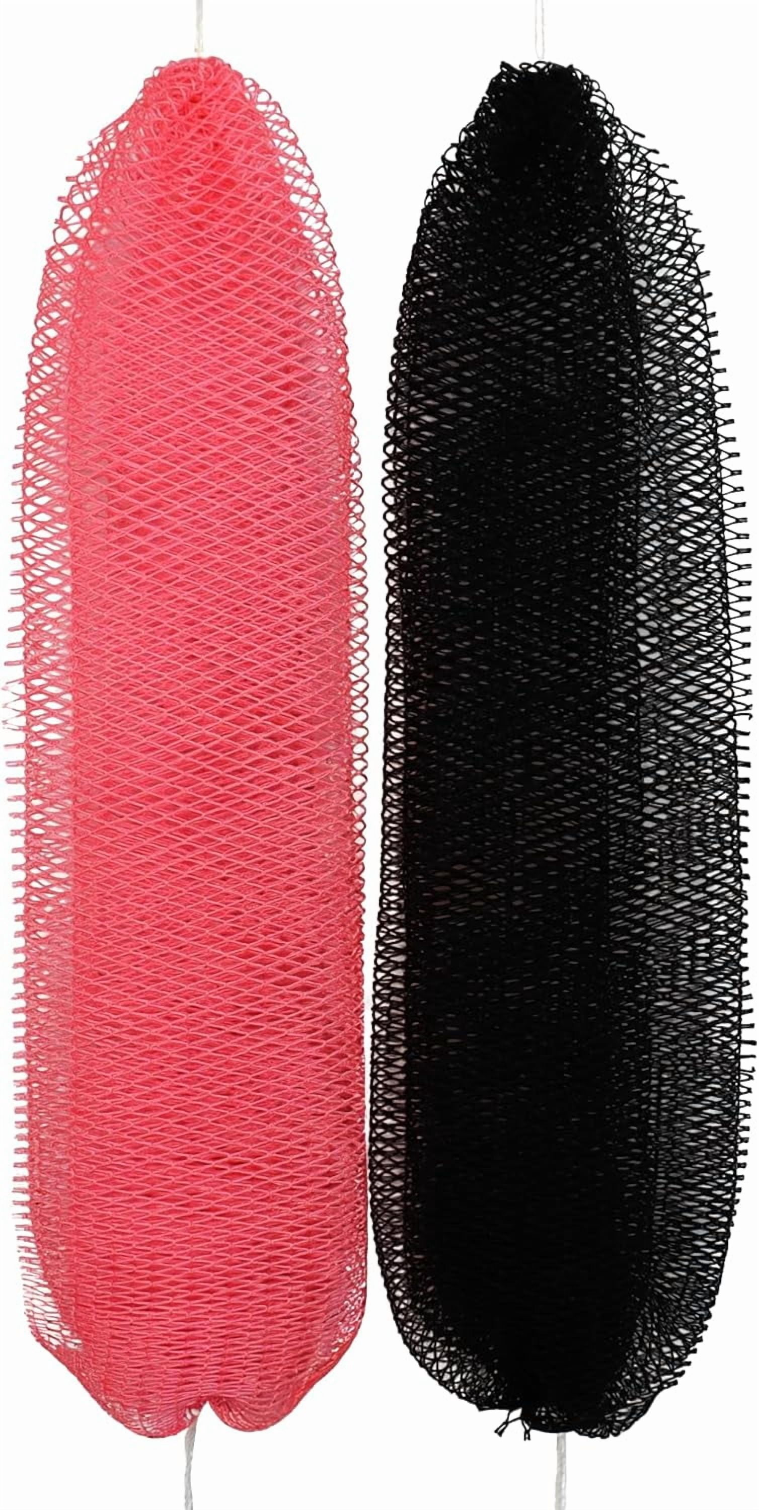 45 inch extended exfoliating net 2-piece deep cleansing scrub creates a ...