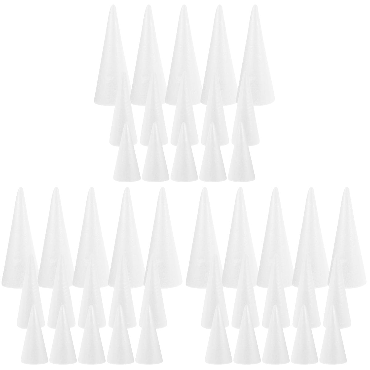 45 pcs Foams Cone Models Diy Christmas Tree Making Models Diy Foams ...
