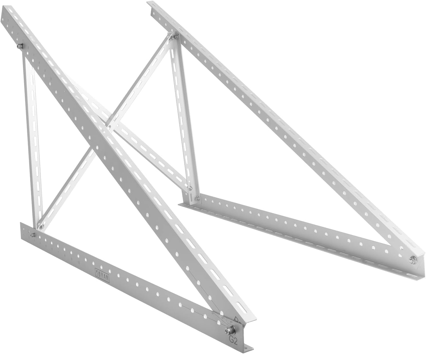 45" solar panel mount bracket for 100-400 watts solar panel with ...