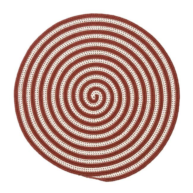 45 x 45 in. Candy Cane Round Rugs - Red - Walmart.com