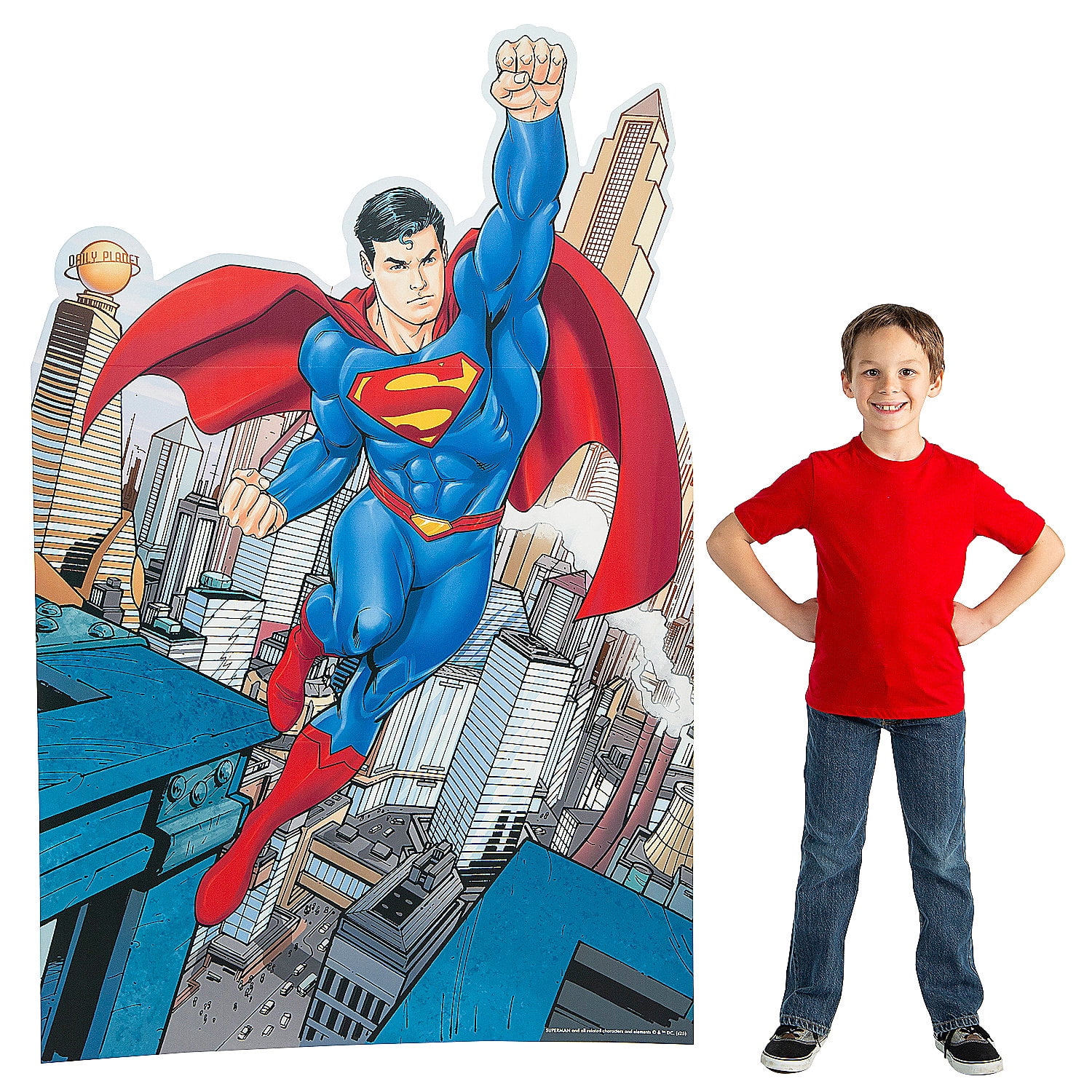 45" x 70" DC Comics Superman Party Cardboard Cutout Stand-Up - Walmart.com