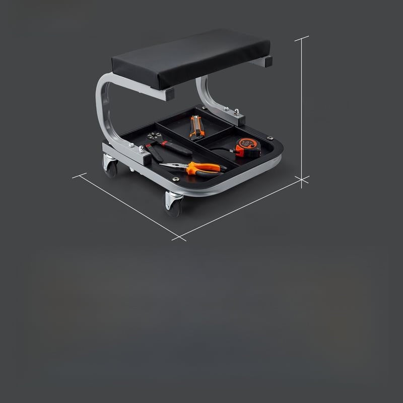 450 LBS Capacity Foldable Z Garage Creeper - Convertible Rolling ...