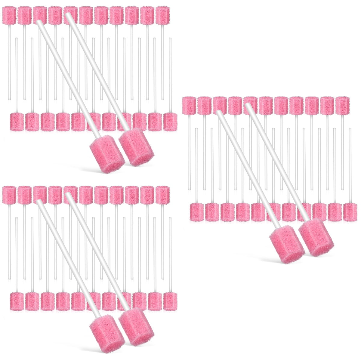 450 Pcs Disposable Cotton Swab Toothpicks Disposable Sponge Swabs ...