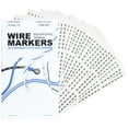 450 Piece Wire Marker Labels - Includes Numbers 0 through 9 (WMB-0200 ...