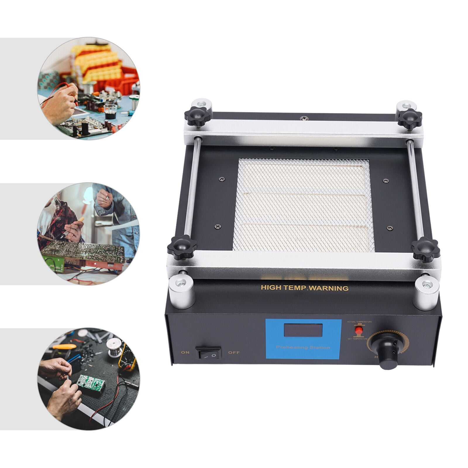 450 W Digital BGA IR Infrared Preheating Rework Station Soldering ...