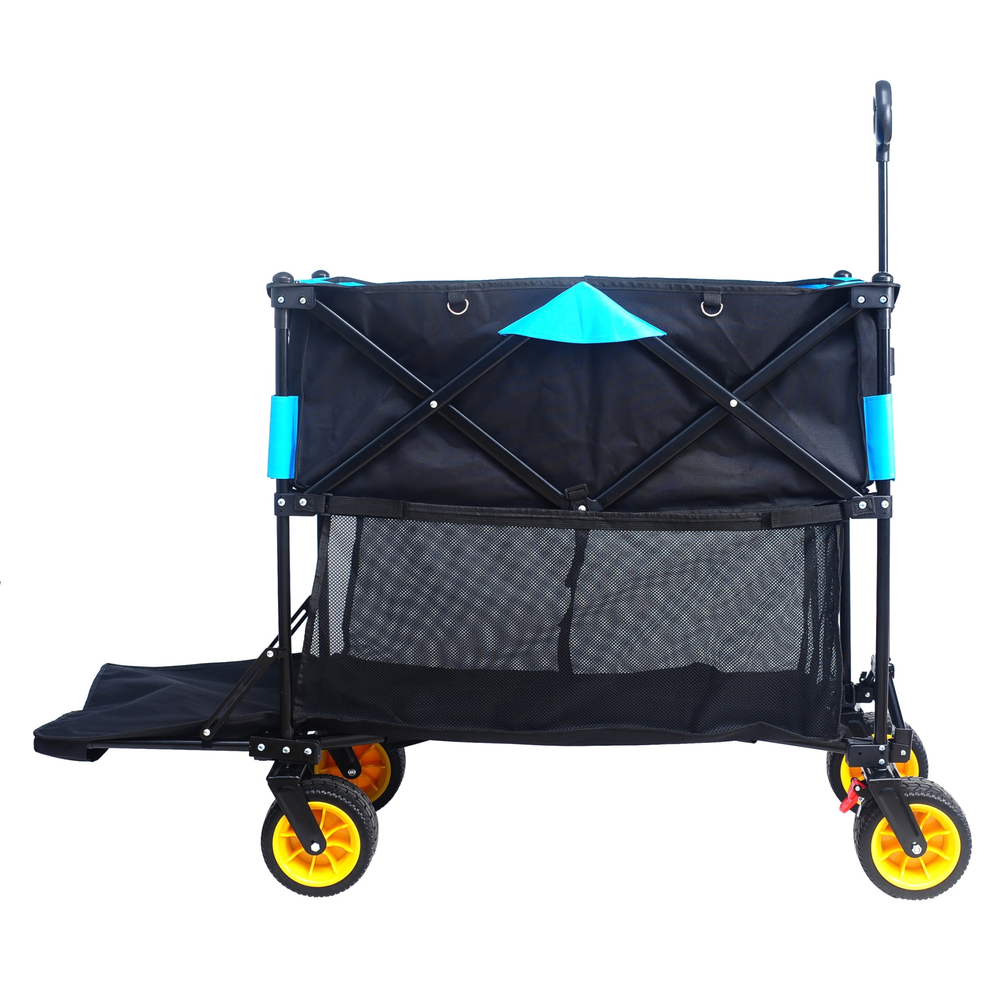 450 lb Large Capacity Versatile Folding Cart with All-terrain Wheels ...
