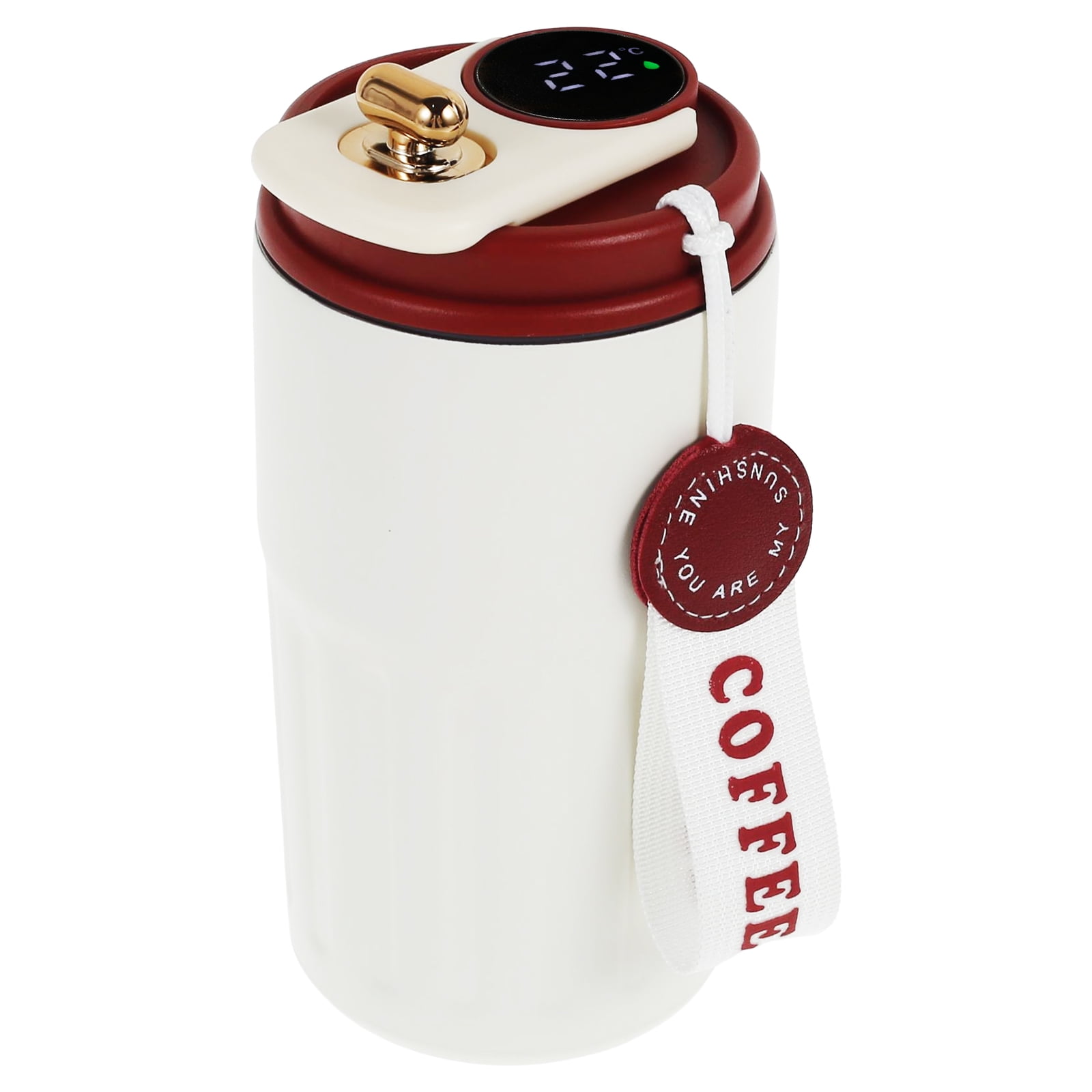 450 ml Stainless Steel Insulated Coffee Mug With LED Temperature ...