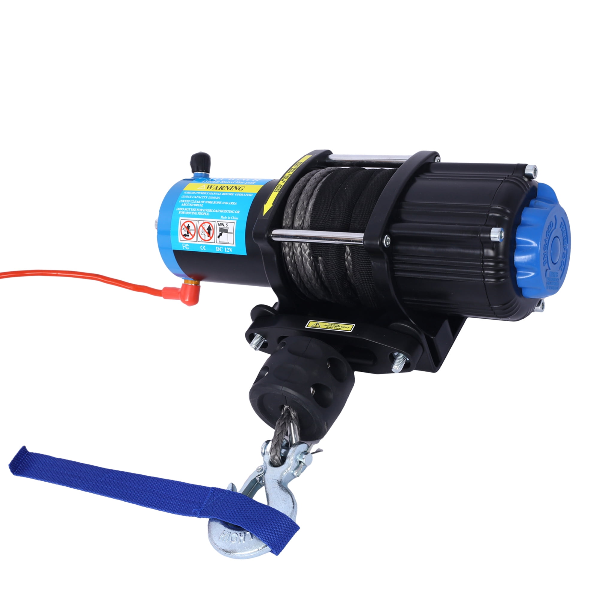 4500 lb Electric Winch 12V High-Performance for ATV UTV, IP67 ...