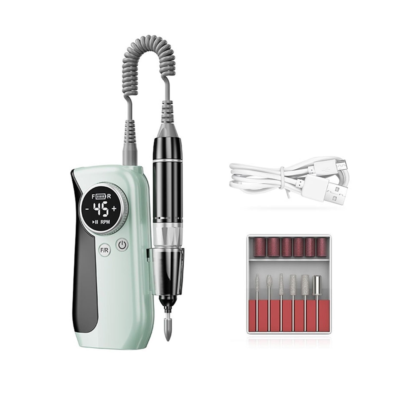 45000RPM Nail Drill Electric Manicure Machine With LCD Display ...
