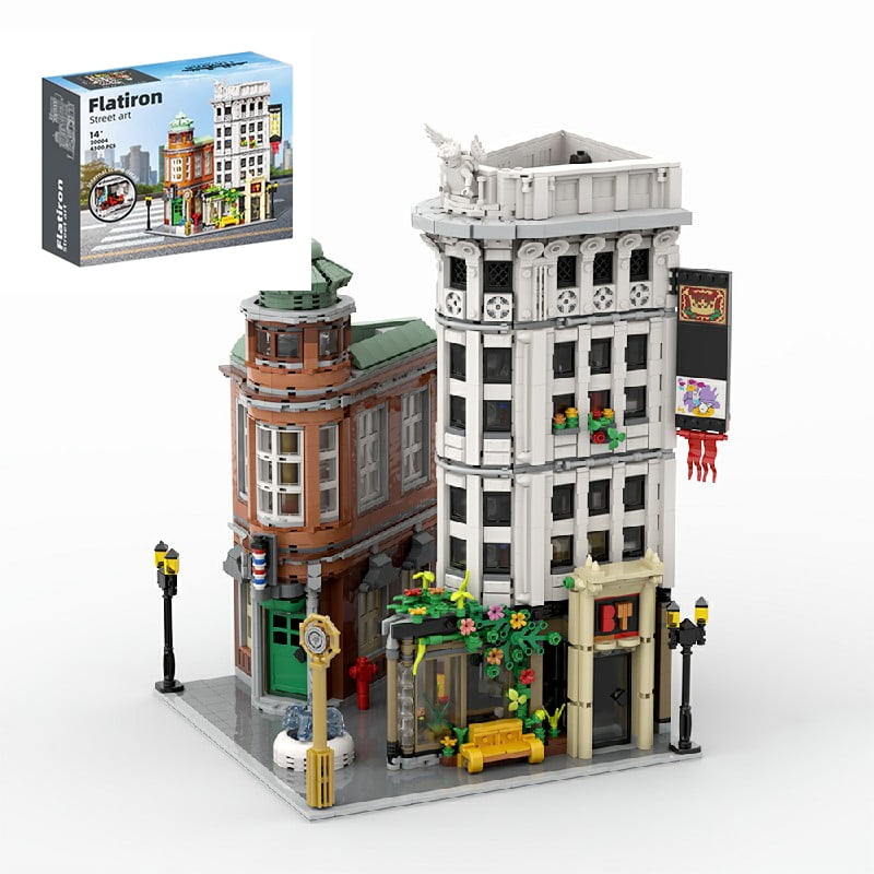 4500PCS Flatiron Building House Buildings Sets,12 Figures City ...
