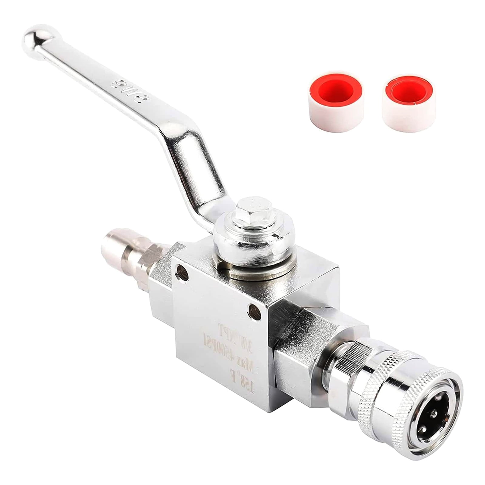 4500PSI Shut Down Valves 3/8Inch Quickly Connecting Globes Valves ...