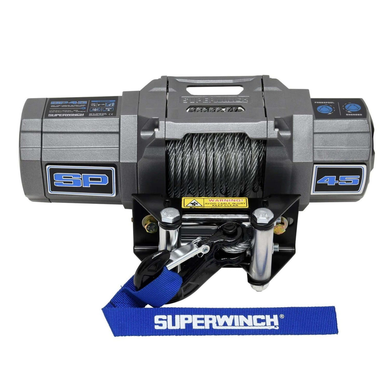 4500lb Winch 40ft Steel Rope Roller Fairlead - Walmart.com