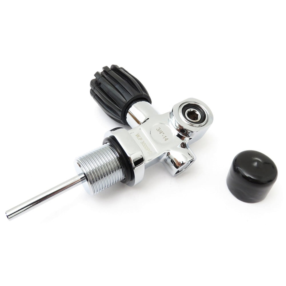 4500psi tank cylinder valve scuba tank diving valve 3/4-14 NPS tank ...